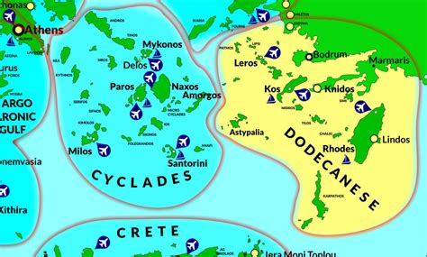 What Are The 12 Dodecanese Islands Map