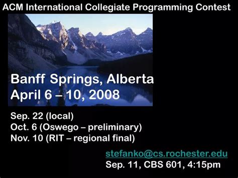 Ppt Acm International Collegiate Programming Contest Powerpoint