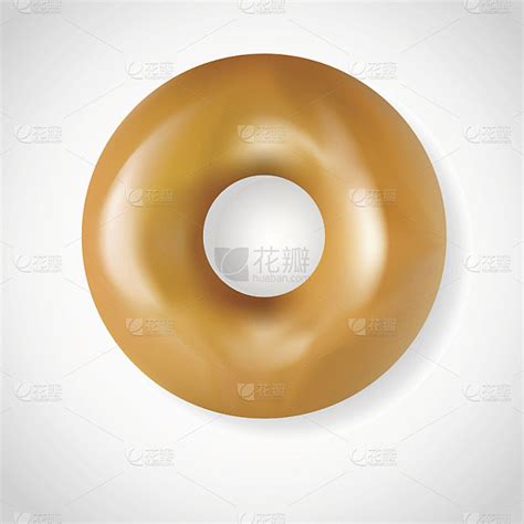 一个光滑的甜甜圈