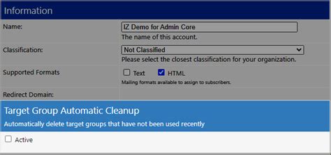 Target Group Automatic Cleanup Higher Logic