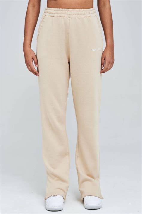 Pegador Evie Straight Sweat Pants Washed Honey Damen Bottoms Pamela