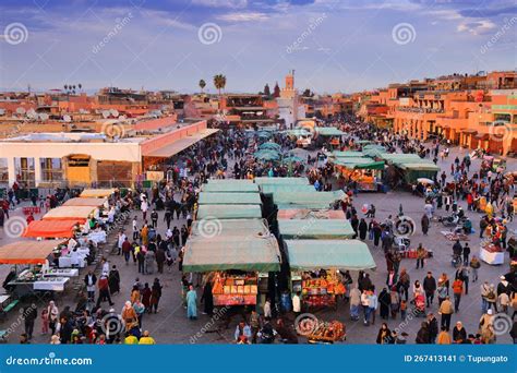 Jemaa El Fnaa Square In Marrakech Editorial Photo Image Of Famous