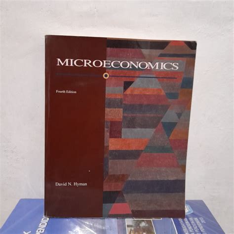Original Book Import Microeconomics Fourth 4th Edition By David N Hyman Shopee Malaysia