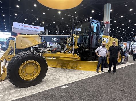 Caterpillar Unveils Next Generation Cat 140 Lever Motor Grader At Pwx
