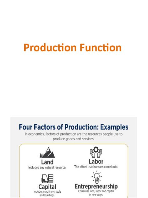 Production Function Pdf Production Function Labour Economics