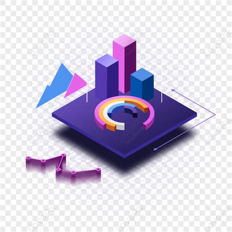 การ์ตูนสามมิติ 2 5d อินโฟกราฟิก คอมพิวเตอร์ แบน Png สำหรับการดาวน์โหลดฟรี Lovepik