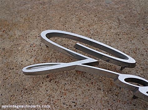 1962 Ford Galaxie 500 Quarter Nameplate Script Ap Vintage And Classic