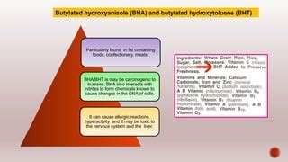 Effect Of Food Additives On Health Pptx