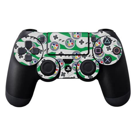 Mightyskins Sops4co Retro Controllers 1 Skin Decal Wrap For Dualshock