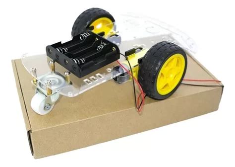 Chasis Robot Motores Carrito Seguidor De Linea Carro Chassis Sumo Robot Sumobot Wd Kit