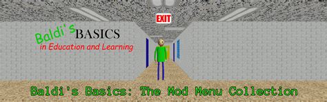 V Update Log Baldi S Basics The Mod Menu Collection By PlasmaGames Studios Alt