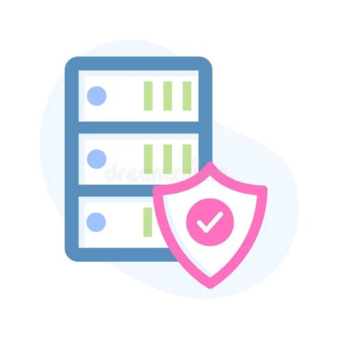 Database Protection And Security Vector Icons Set Cyber Computer