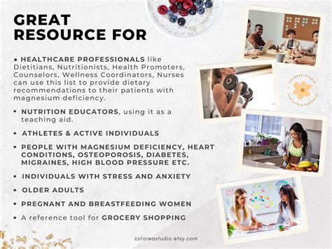 High Magnesium Food List Magnesium Food Chart Magnesium Food Guide