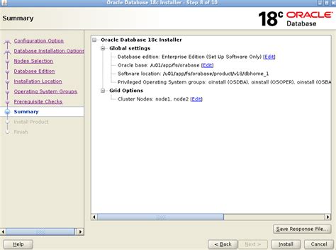how to install oracle rooh 18 and 19 on acfs cluster {dev}