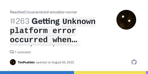 Getting `unknown Platform Error Occurred When Running The Utp Test Suite` · Issue 263