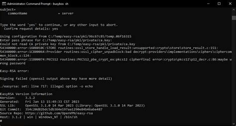 Windows Server Permissions Issue · Issue 907 · Openvpneasy Rsa · Github