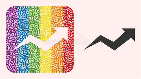 Piktogram För Lott Mosaikdiagram Med Växande Pildiagram För Lgbt Vektor Illustrationer Piktogram För Lott Mosaikdiagram Med Växande Pildiagram För Lgbt Vektor Illustrationer