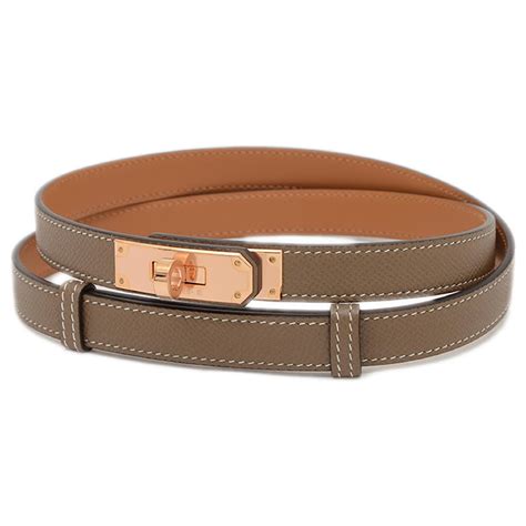 Hermes Hermès Kelly Belt 18 Epsom Etoupe Ref 2459390 Joli Closet