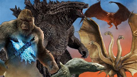 Godzilla Vs Kong Every Monsterverse Titan