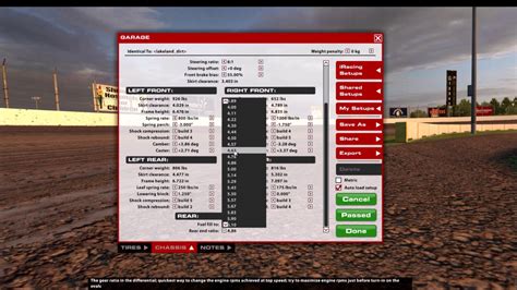 Chassis Setup Software At Helen Byrne Blog