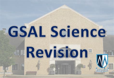 Year 11 Gsal Science Revision Mount St Marys