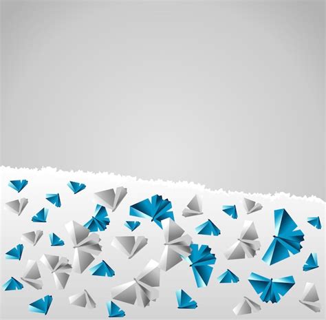 종이 접기 배경 프리미엄 벡터