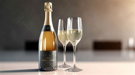 배경에 분리된 반짝이는 와인병과 유리 세트의 3d 렌더링 모형 정 배경 반짝 배경 반짝이 배경 이미지 Hd 정 반짝 반짝이 배경 사진 무료 다운로드 Lovepik