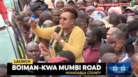 Shocked Ruto After Mp Faith Gitau Lectured Him Face To Face Infront Of Gachagua In Nyandarua