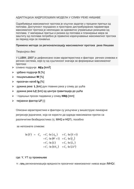 Adaptation Hydrological Modelsr Pdf