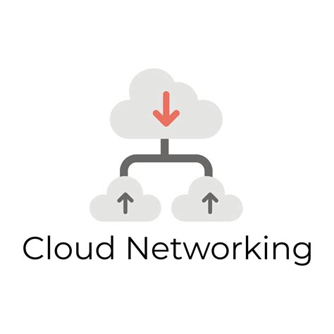 Trendy Cloud Networking 14551356 Vector Art At Vecteezy