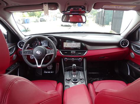 2017 Alfa Romeo Giulia Red Interior Bmp Paraquat