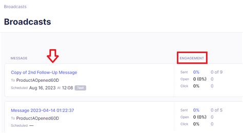 Broadcast Message Analytics Campaign Refinery Support