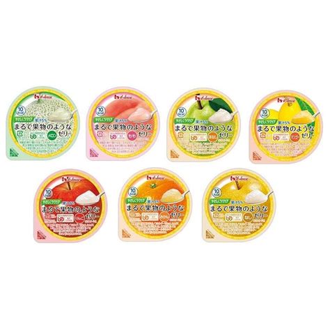 ハウス まるで果物のようなゼリー いろいろセット 7種×各1個 4941 栄研モール店 通販 Yahooショッピング