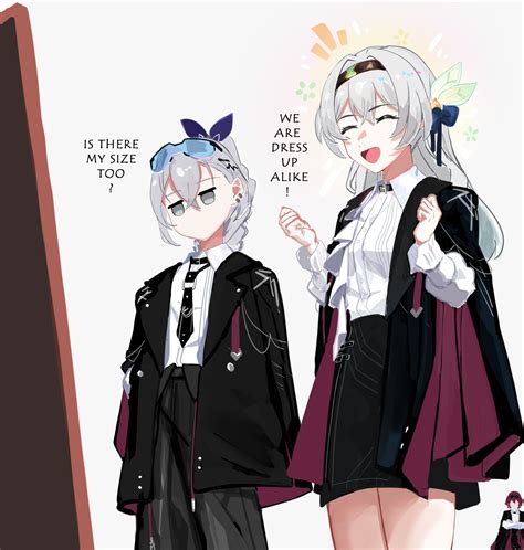 Firefly Kafka And Silver Wolf Honkai And More Drawn By Ailushin Danbooru