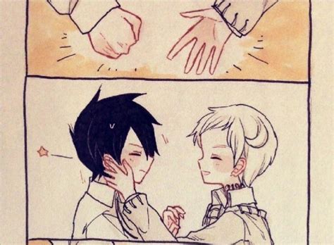 Ray X Norman Imágenes Neverland Art Norman Anime