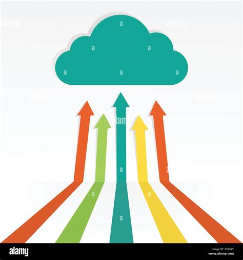 Modern Cloud Computing Technology Vector Illustration Stock Vector Image And Art Alamy