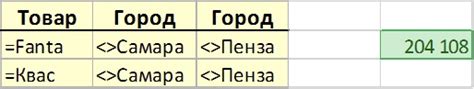 Суммирование по множеству условий функцией БДСУММ Dsum