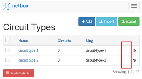 Edit Button For Circuit Type · Issue 3243 · Netbox Communitynetbox