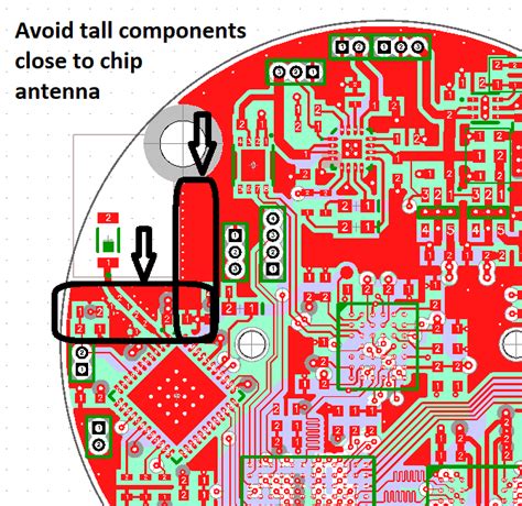 Chip Antenna PCB Layout Bluetooth And Wi Fi PCB Artists