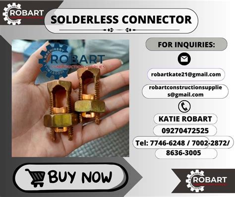 Solderless Connector Commercial And Industrial Construction Tools And Equipment On Carousell