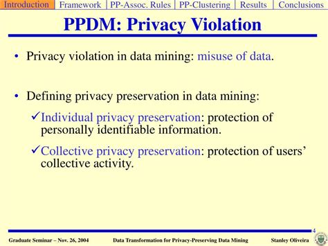 Ppt Data Transformation For Privacy Preserving Data Mining Powerpoint Presentation Id 4745305