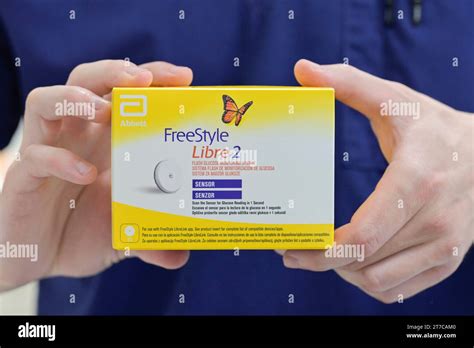 Continuous Glucose Monitor Sensor Stock Photo Alamy