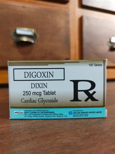 Digoxin 250mcg Tab Dixin Meds For All
