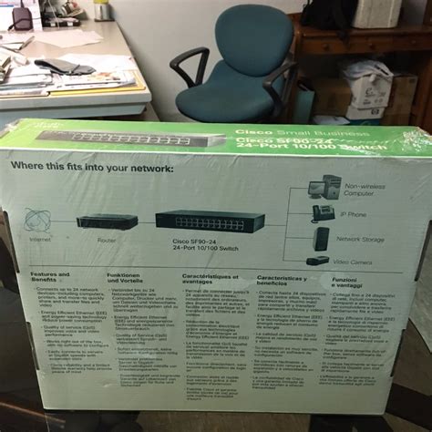 CISCO Network Ethernet Switch 24 Port Computers Tech Parts Accessories Networking On