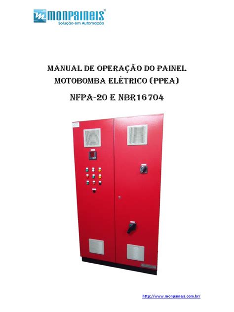 Manual Operacao Ppea Nfpa20 E Nbr16704 Pdf