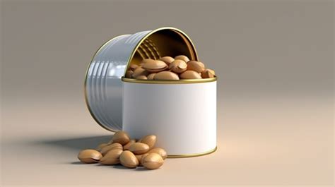 흰색 플라스틱 일러스트 용기 시제품 포장 단백질 분말 식품 할 수있다 흰색 플라스틱 항아리 프로토 타입 포장 프로토 타입