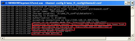 The Laboratory Basic TIBCO EMS File Based Storage Shared State Fault Tolerance Configuration