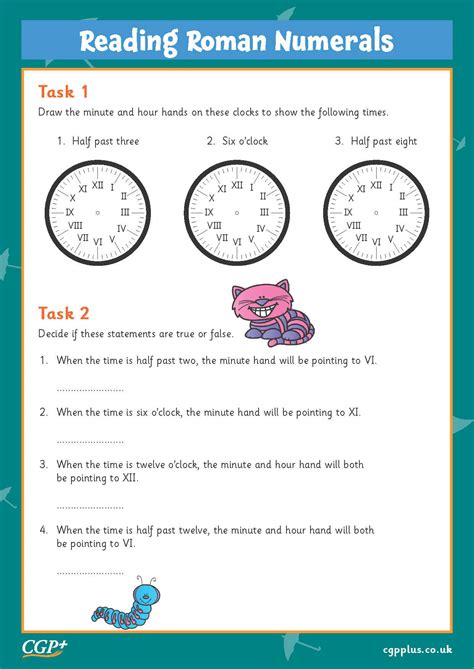 Roman Numerals On Clocks Problems Year 3 Cgp Plus