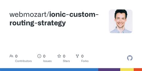 Github Webmozartionic Custom Routing Strategy