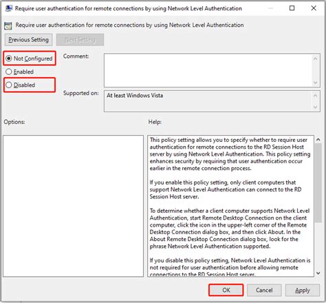 Remote Computer Requires Network Level Authentication Fixed
